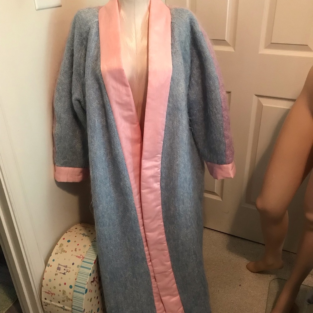 Fernando Sanchez Robe Rare Rare Rare Size Petite Blue… - Gem